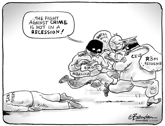 Crime wave… | Editorial Cartoons by Brandan