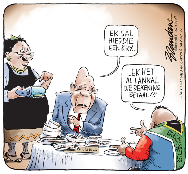 Rapport, Sondag 7 Februarie 2016 | Editorial Cartoons by Brandan