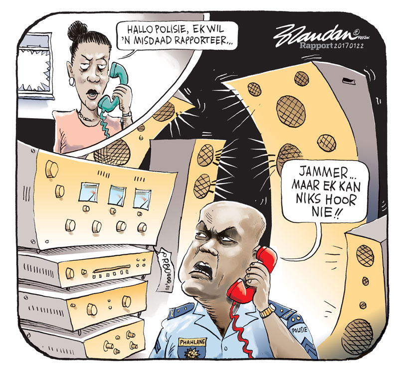 Rapport, Sondag 22 Januarie 2017 | Editorial Cartoons by Brandan