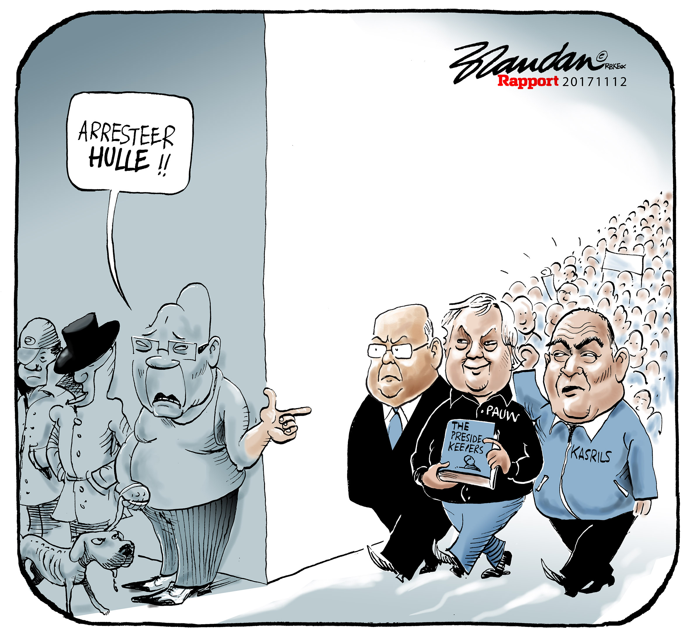 Rapport, Sondag 12 November 2017 | Editorial Cartoons by Brandan
