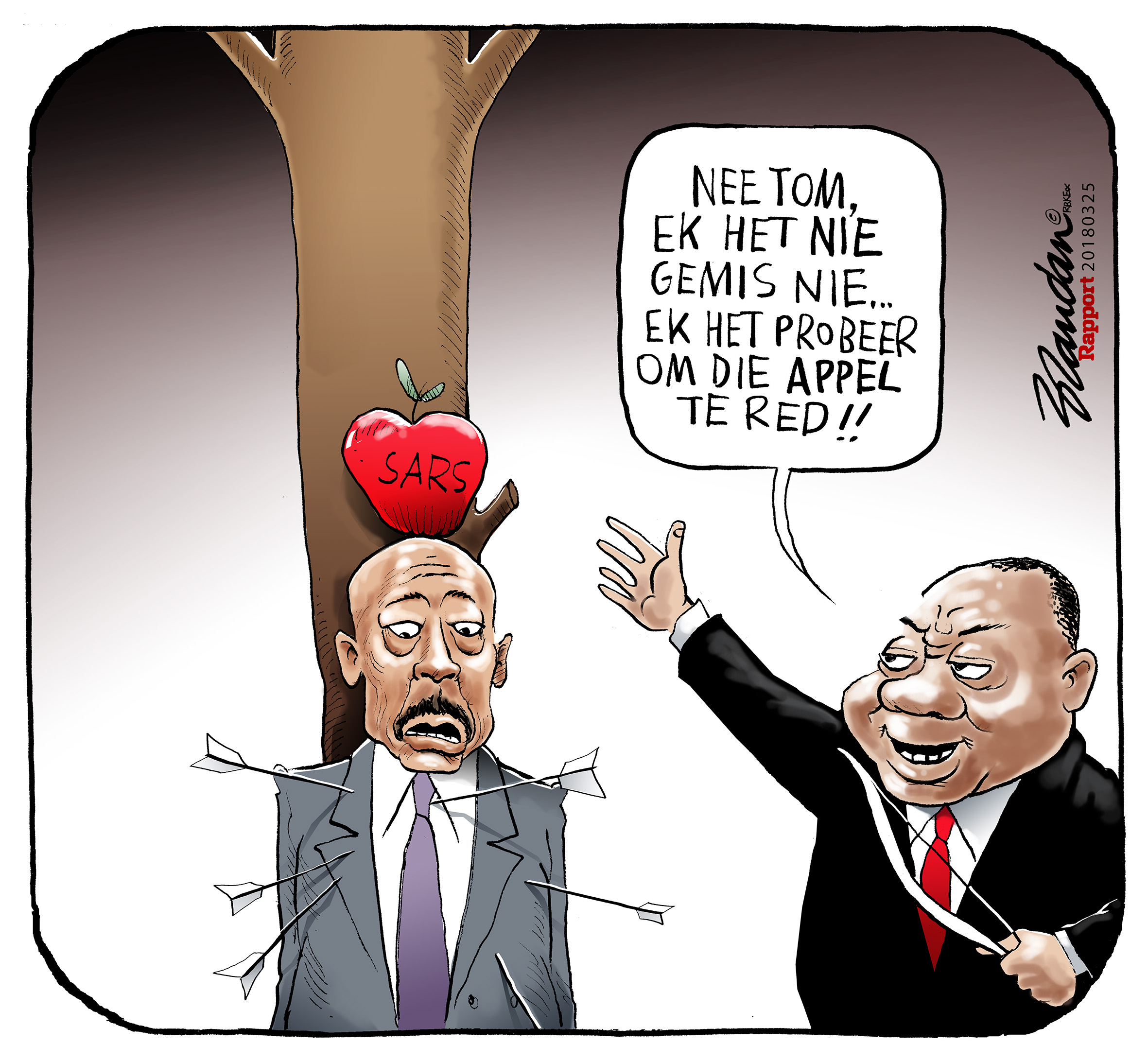 Rapport Sondag 25 Maart 2018 | Editorial Cartoons by Brandan