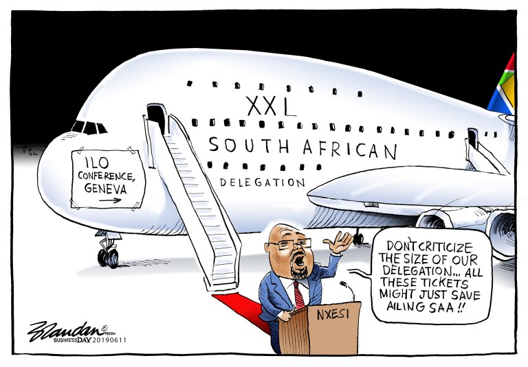 Business Day, Tuesday 11 June 2019 | Editorial Cartoons by Brandan