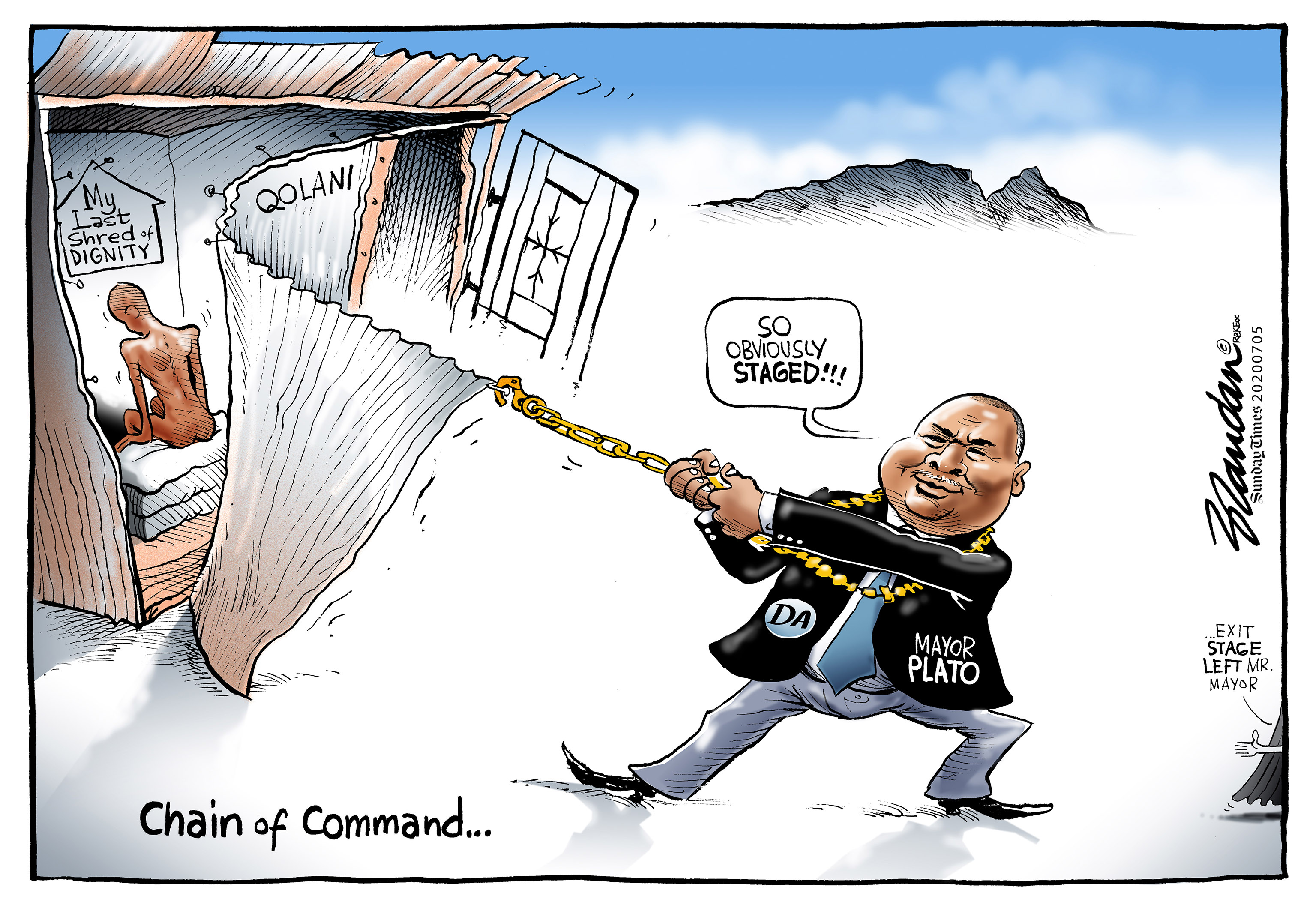 Sunday Times 5 July 2020 | Editorial Cartoons by Brandan