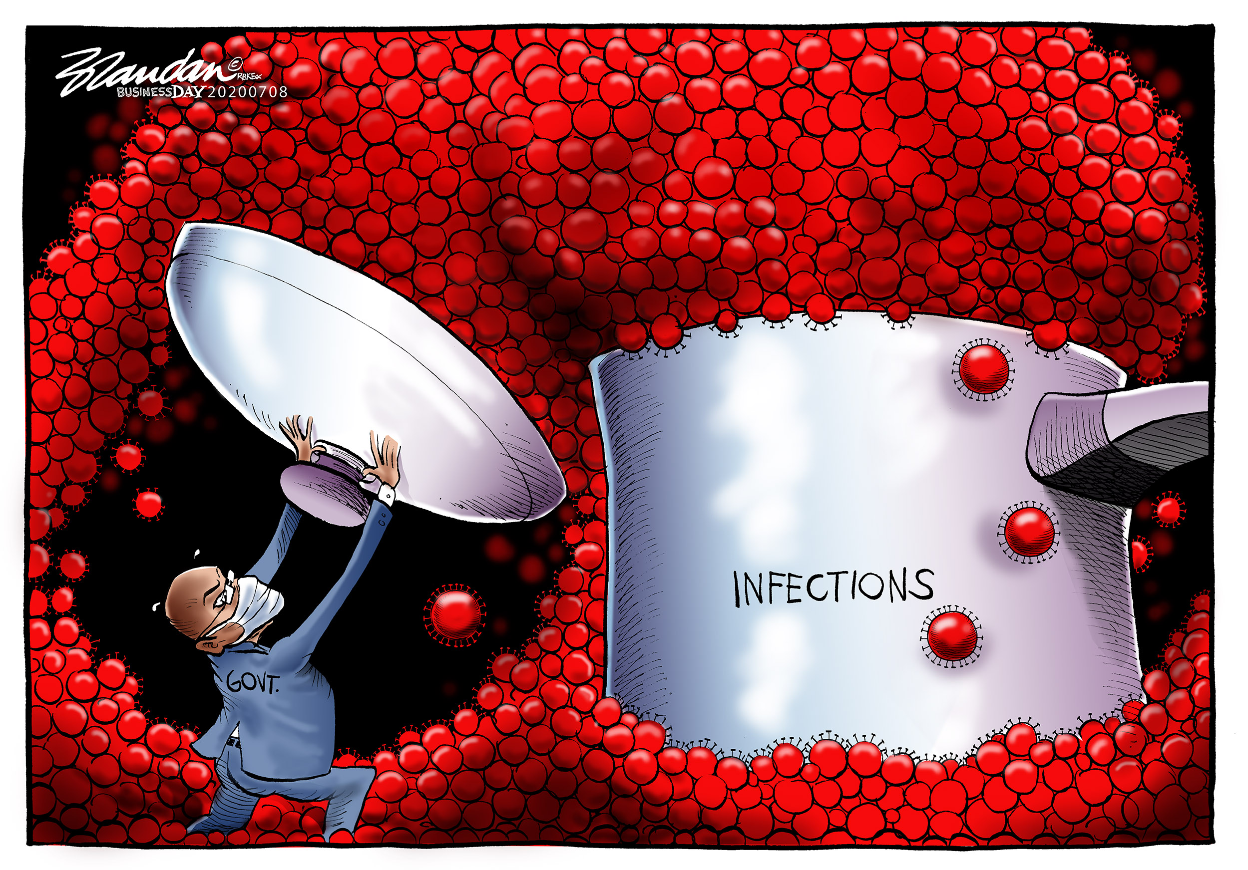 Business Day, Wednesday 8 July 2020 | Editorial Cartoons by Brandan