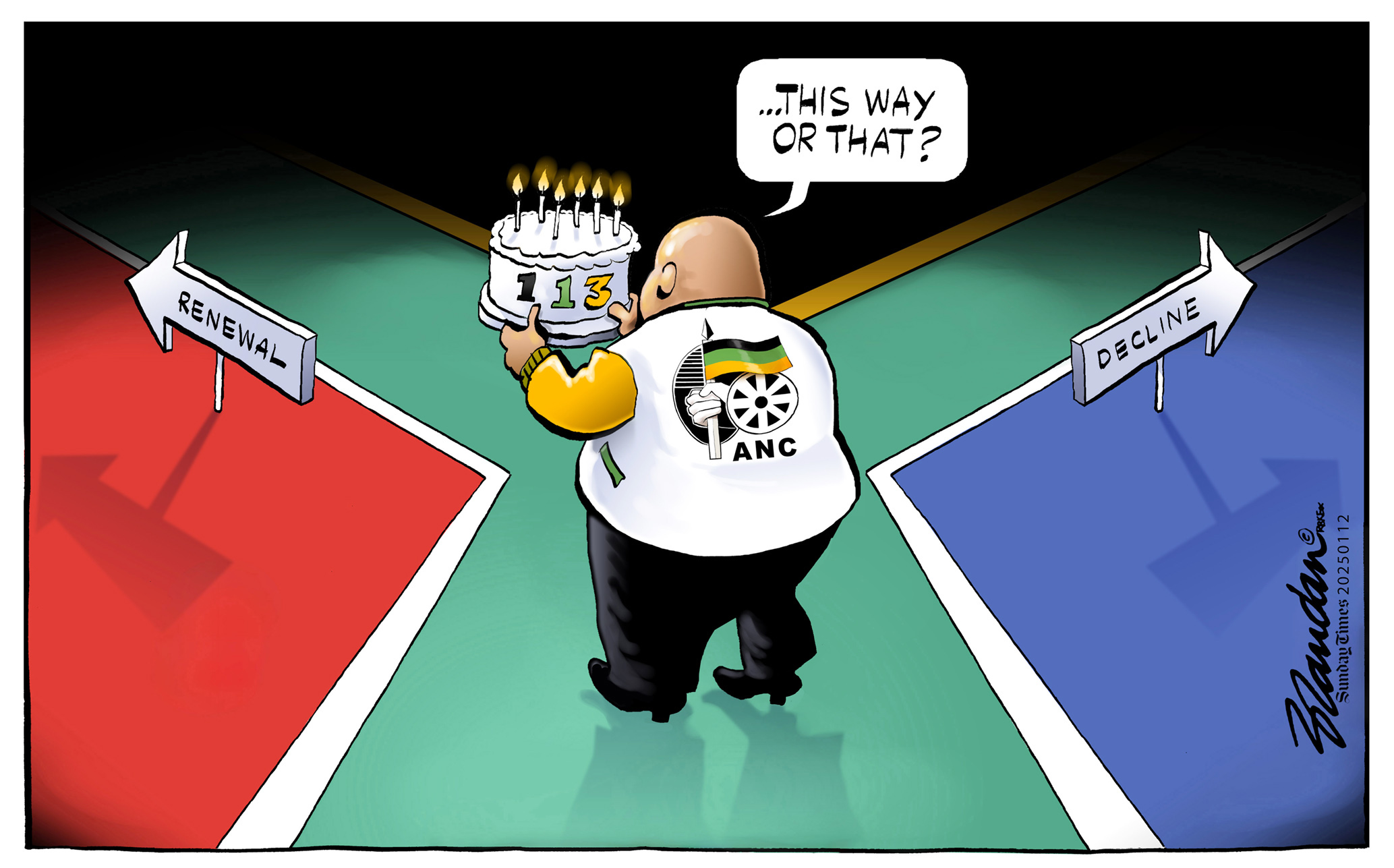 Sunday Times 12 January 2025 | Editorial Cartoons by Brandan