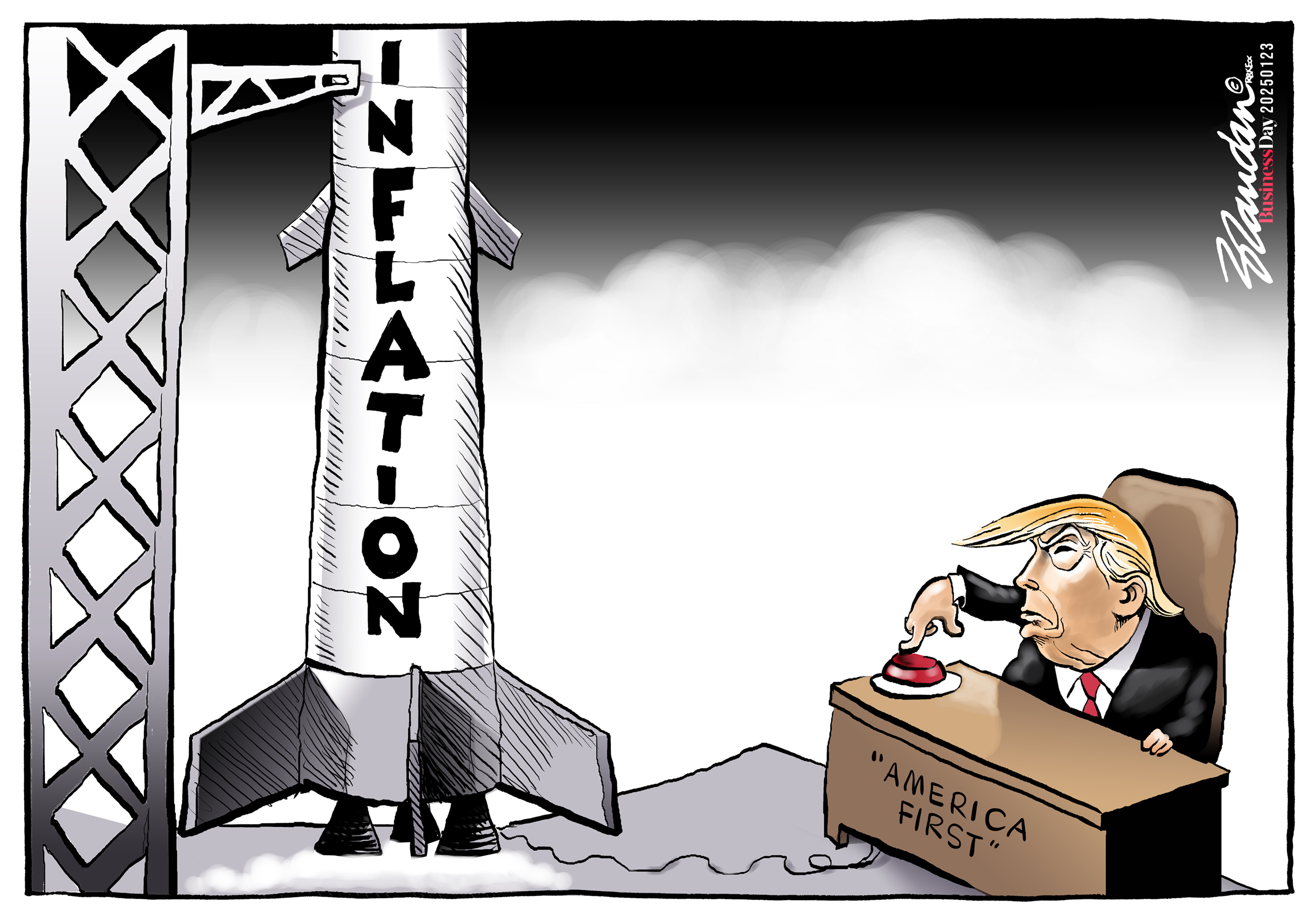 Business Day, Thursday 23 January 2024 | Editorial Cartoons by Brandan