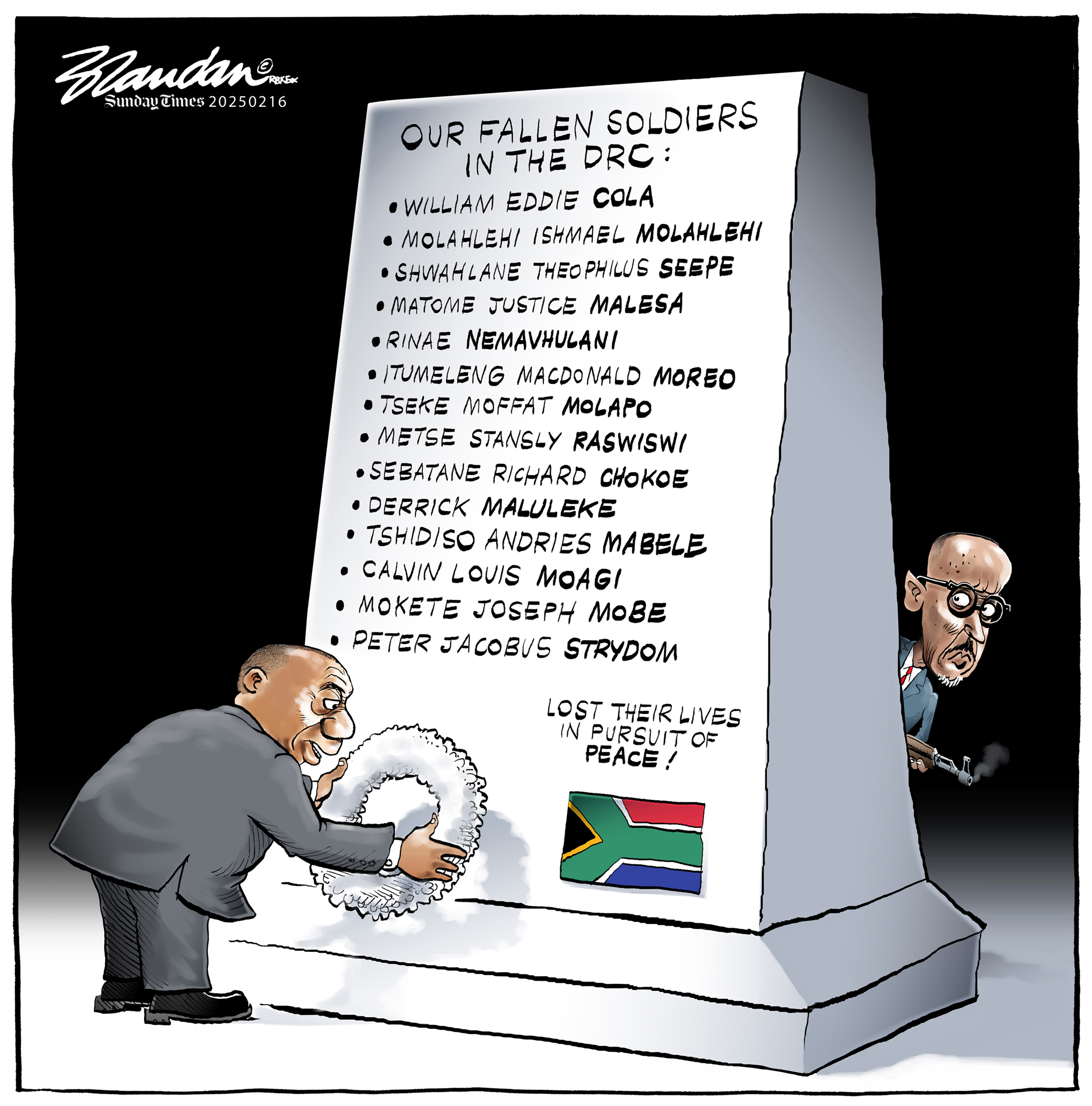 Editorial Cartoons by Brandan | Published daily in South Africa's ...