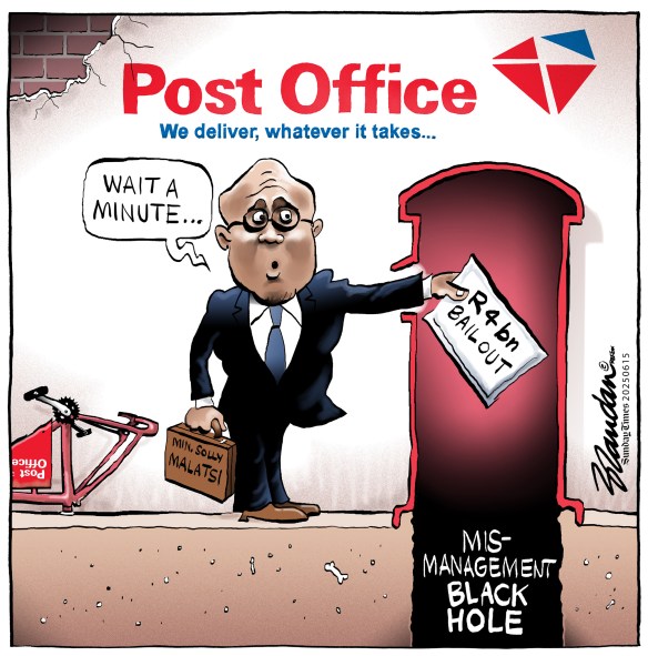 Sunday Times 15 June 2025 | Editorial Cartoons by Brandan