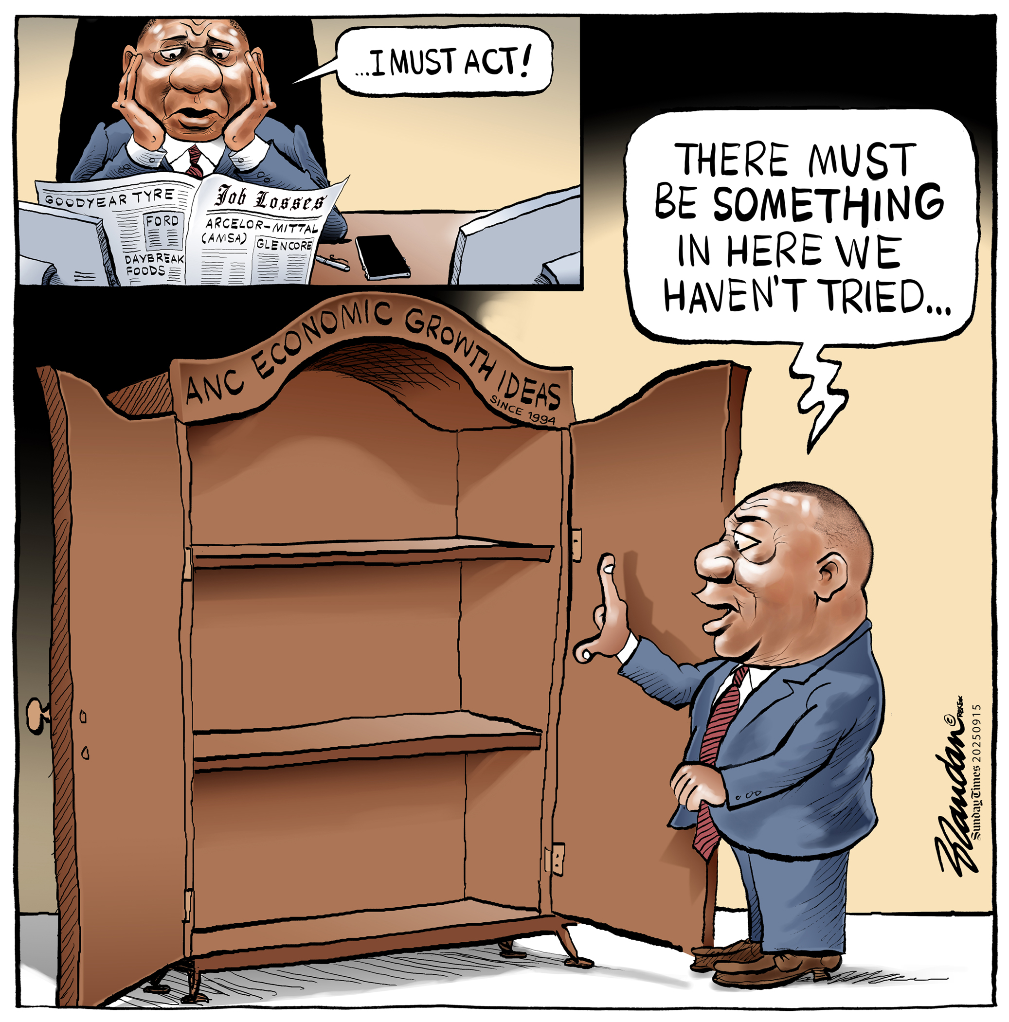 Editorial Cartoons by Brandan | Published daily in South Africa's ...