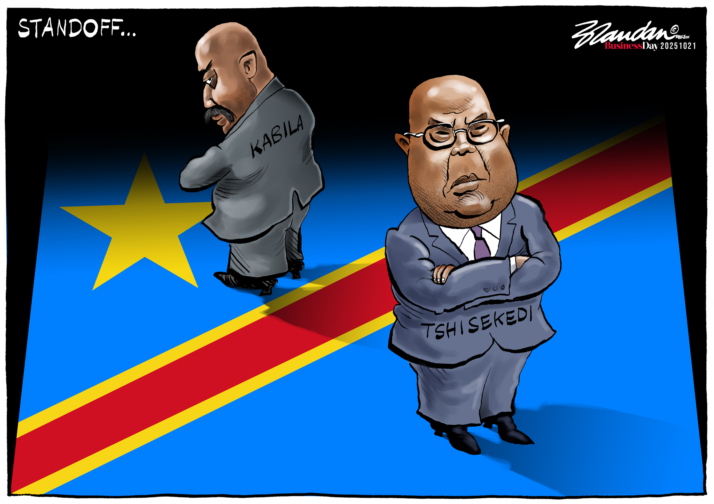 Business Day, Tuesday 21 October 2025 | Editorial Cartoons by Brandan