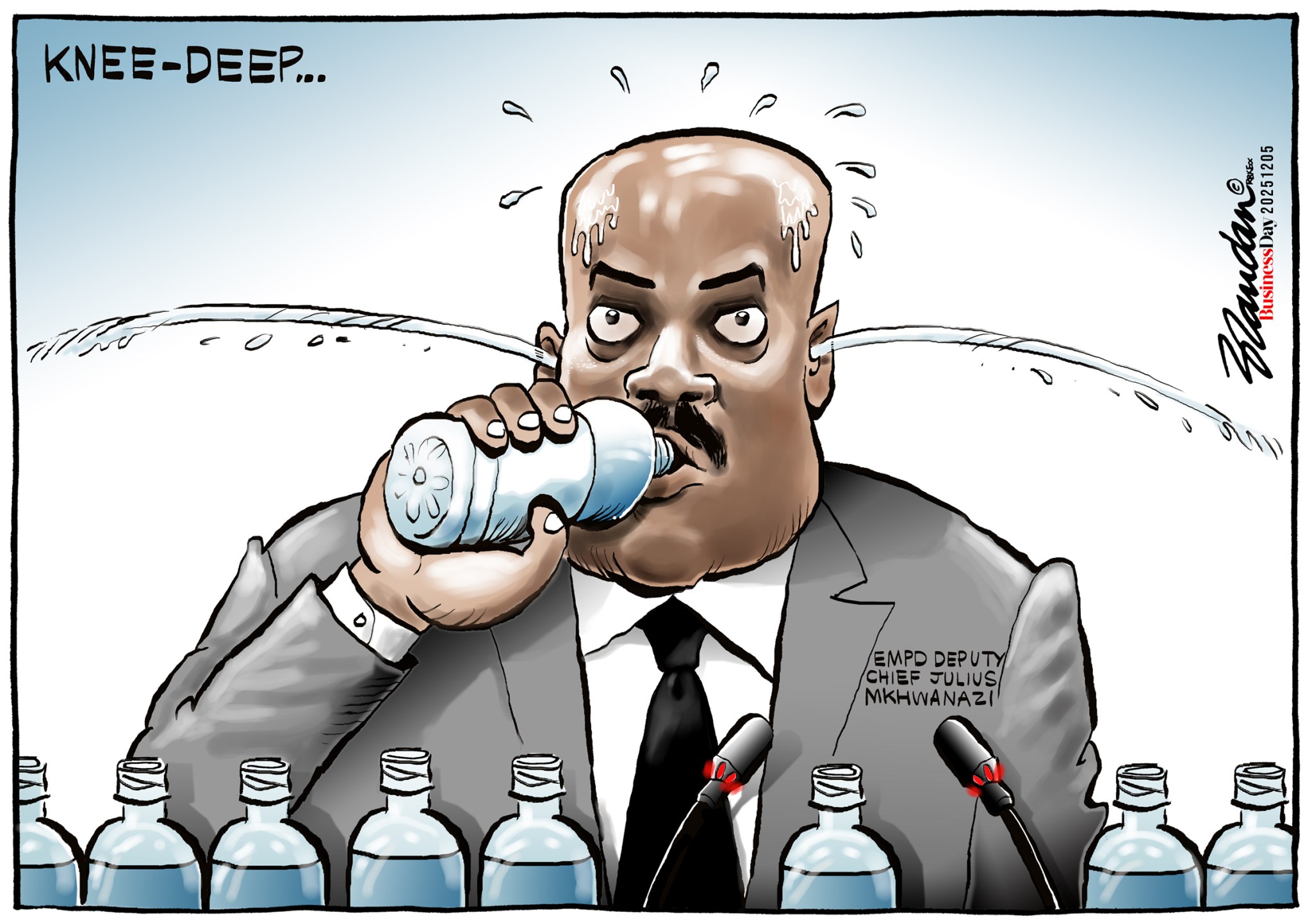 Business Day, Friday 5 December 2025 | Editorial Cartoons by Brandan