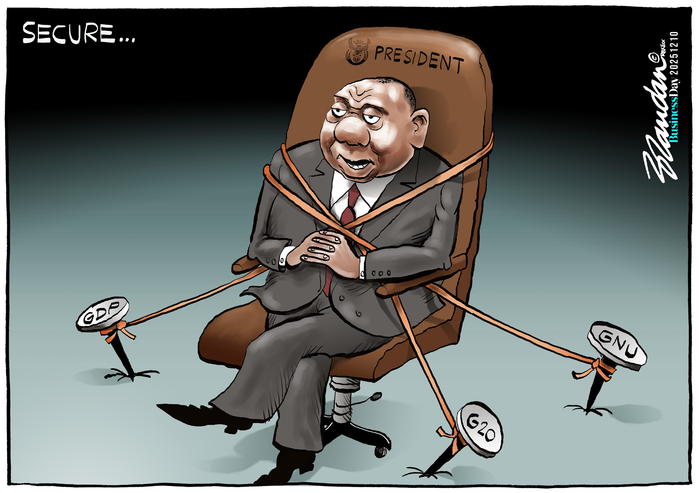 Business Day, Wednesday 10 December 2025 | Editorial Cartoons by Brandan
